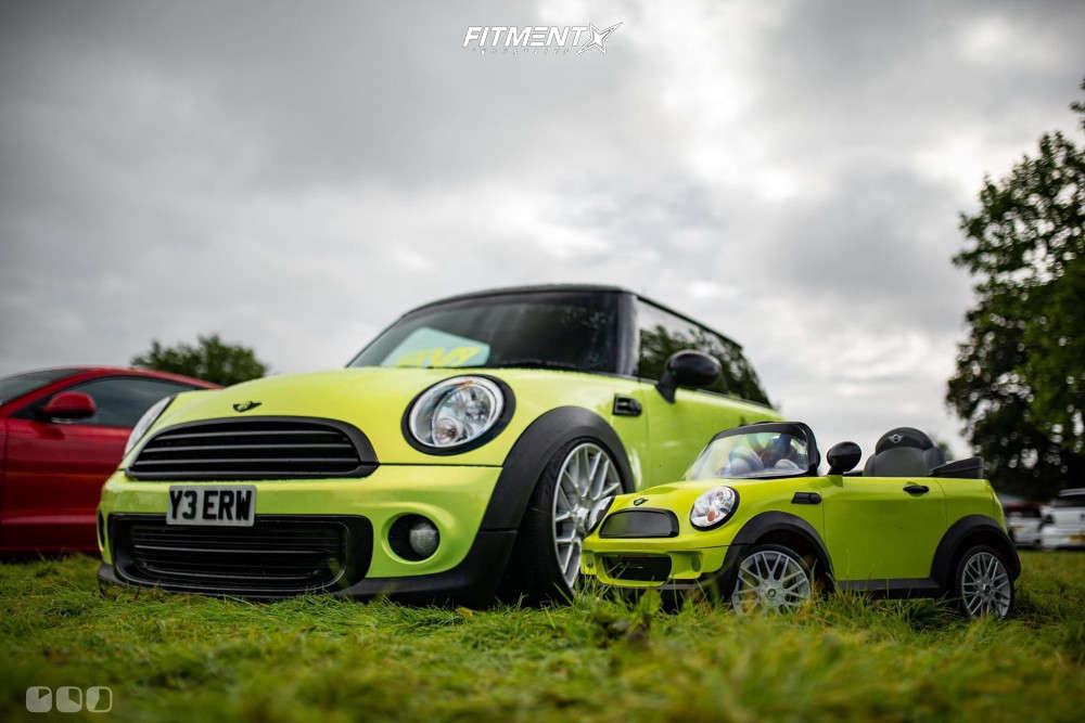 2011 Mini Cooper Base with 17x8 Rotiform Rse and Nankang 205x40 on Air ...