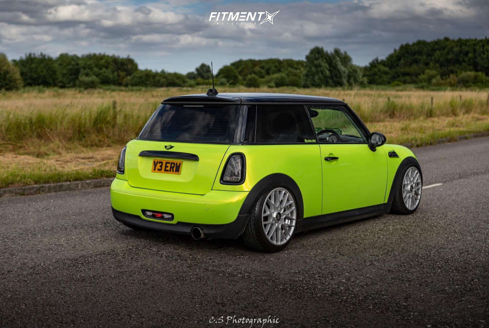 2011 Mini Cooper Base with 17x8 Rotiform Rse and Nankang 205x40 on Air ...