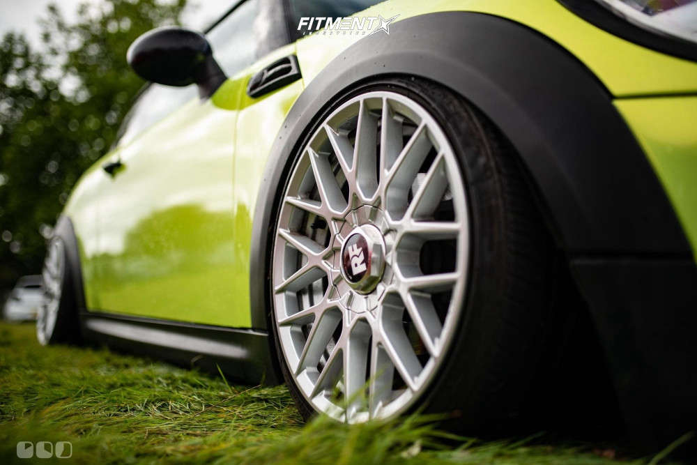 2011 Mini Cooper Base with 17x8 Rotiform Rse and Nankang 205x40 on Air ...