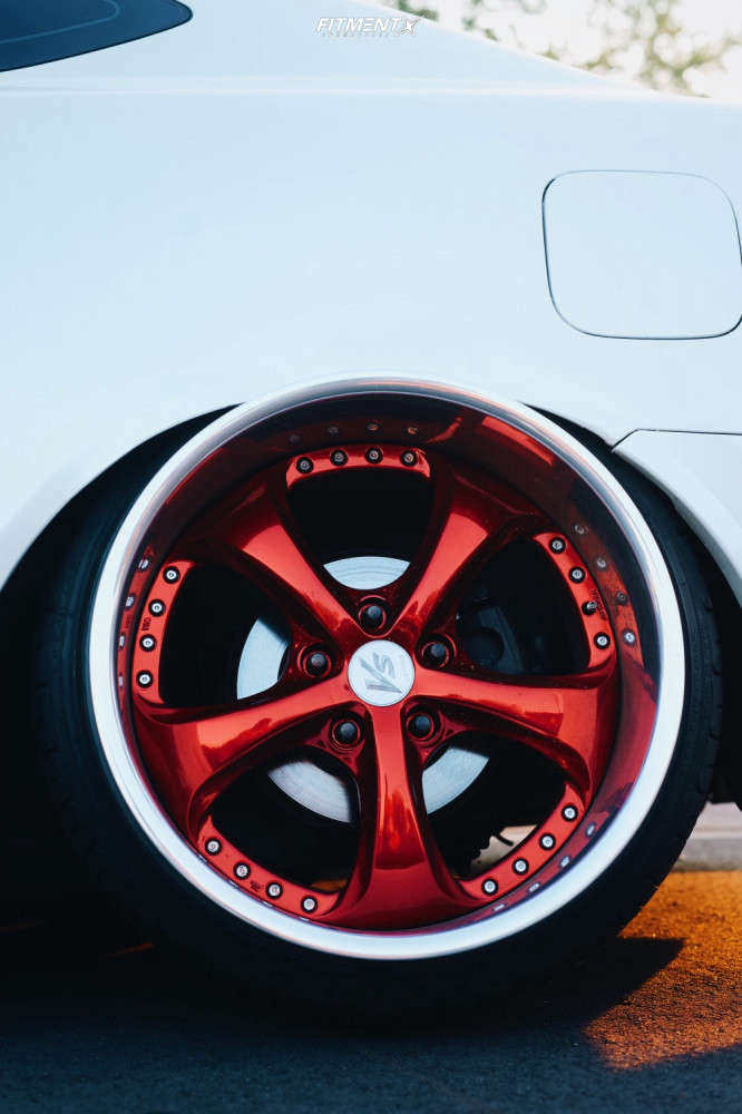 2002 Acura RSX Type-S with 18x10 Work Vskf and Federal 215x35 on Air ...