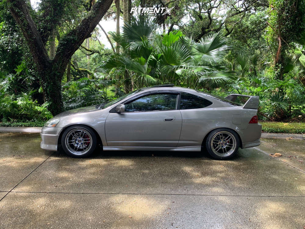 2006 Acura RSX Type-S with 17x9 Enkei Rpf1 and Federal 215x45 on Coilovers | 1883880 | Fitment ...