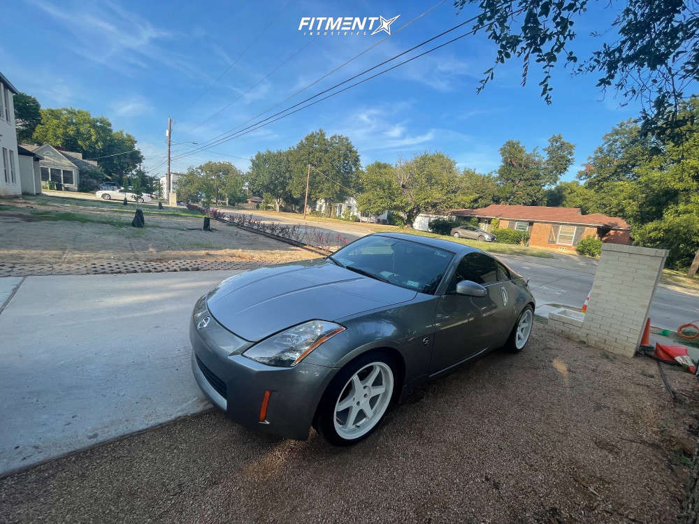 2003 Nissan 350Z Base with 18x9.5 ESR Sr07 and Firestone 245x40 on ...