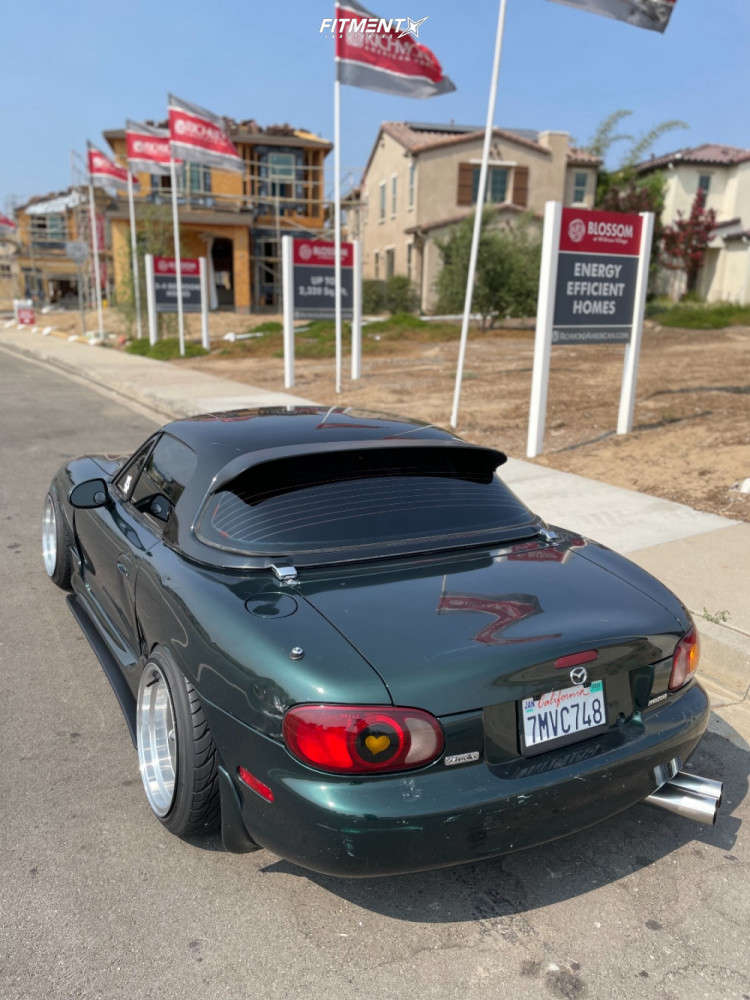 1999 Mazda MX-5 Miata Base with 16x9 Japan Racing Jr19 and Federal ...