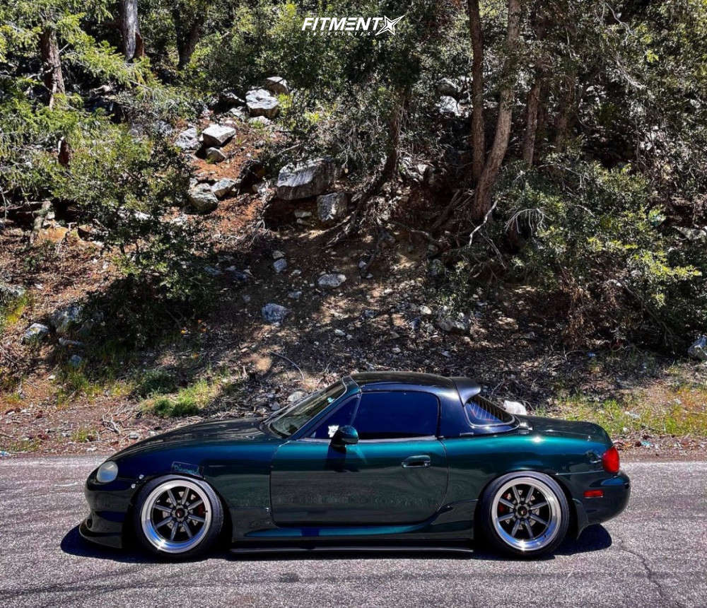 1999 Mazda MX-5 Miata Base with 16x9 Japan Racing Jr19 and Federal ...
