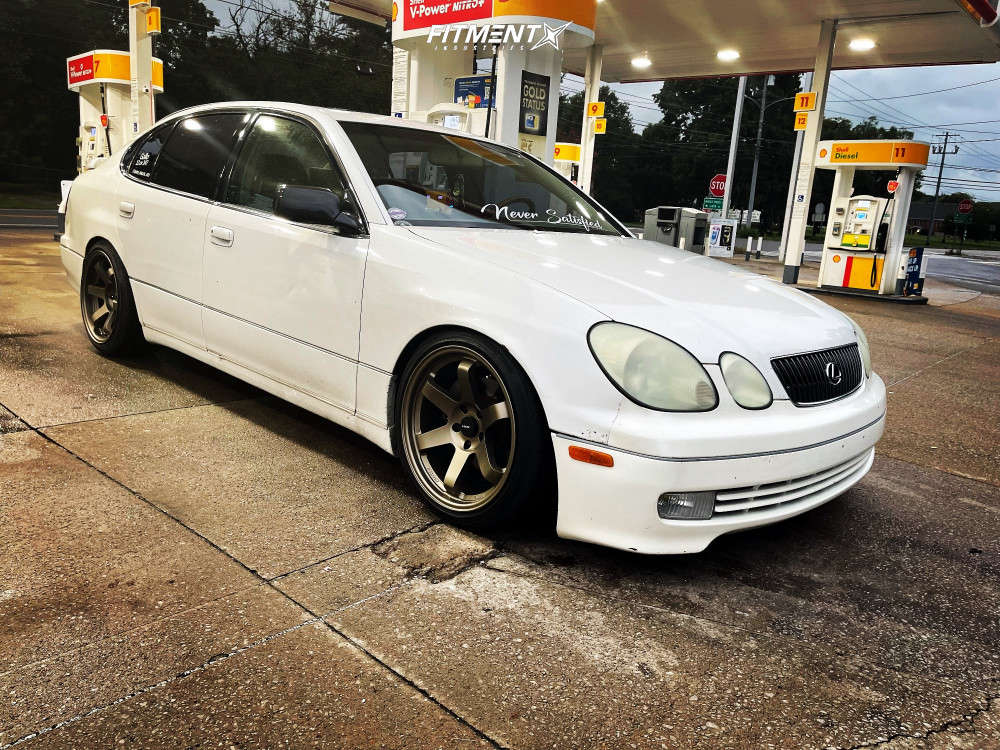 2001 Lexus GS430 Base with 18x9.5 AVID1 AV6 and Vercelli 235x40 on ...