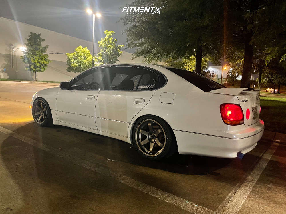 2001 Lexus GS430 Base with 18x9.5 AVID1 AV6 and Vercelli 235x40 on ...