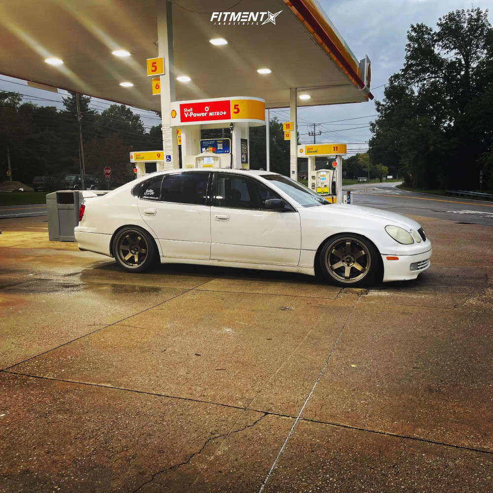 2001 Lexus GS430 Base with 18x9.5 AVID1 AV6 and Vercelli 235x40 on ...