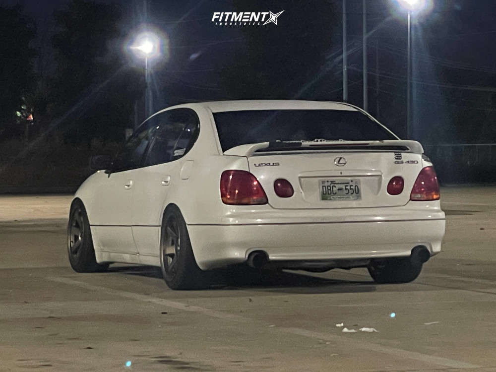 2001 Lexus GS430 Base with 18x9.5 AVID1 AV6 and Vercelli 235x40 on ...