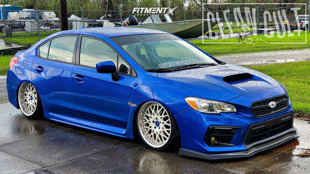 2021 Subaru WRX Base with 19x9 GMR Gs 105 and Sunny 215x35 on Air ...