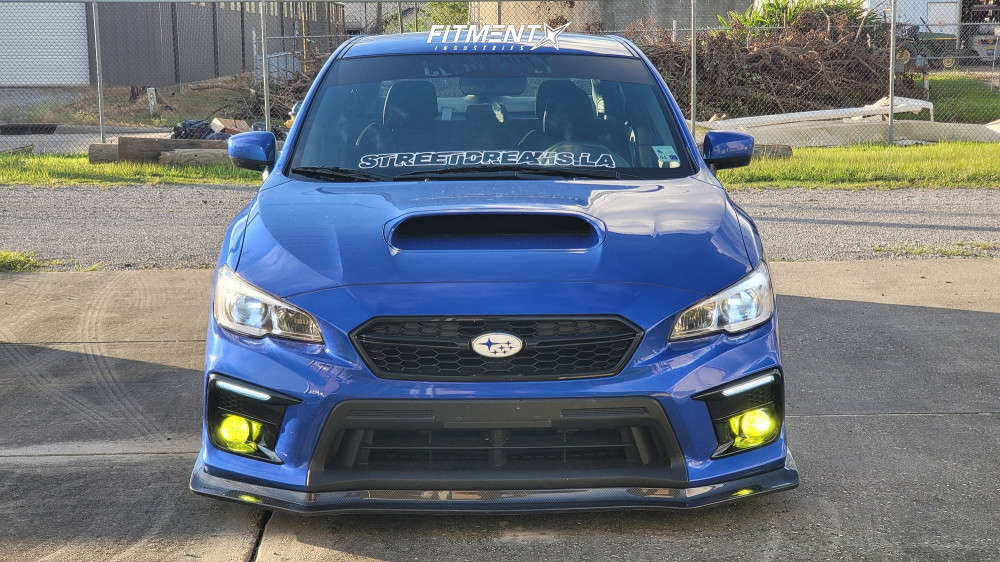 2021 Subaru WRX Base with 19x9 GMR Gs 105 and Sunny 215x35 on Air ...