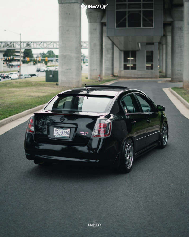 2007 Nissan Sentra SE-R Spec V with 17x8 AVID1 AV6 and Nitto 225x45 on ...