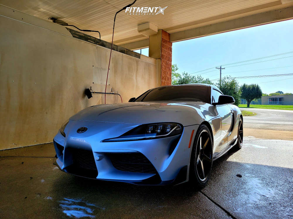 2021 Toyota GR Supra Premium with 20x9.5 Ferrada FR3 and Nitto 255x35 ...