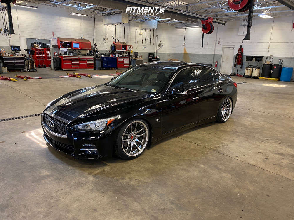 2017 INFINITI Q50 Premium with 19x10.5 Work Emotion Cr 2p and Achilles ...
