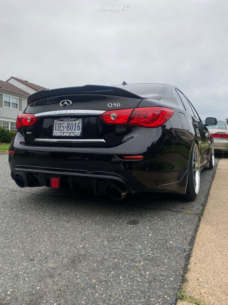 2017 INFINITI Q50 Premium with 19x10.5 Work Emotion Cr 2p and Achilles ...