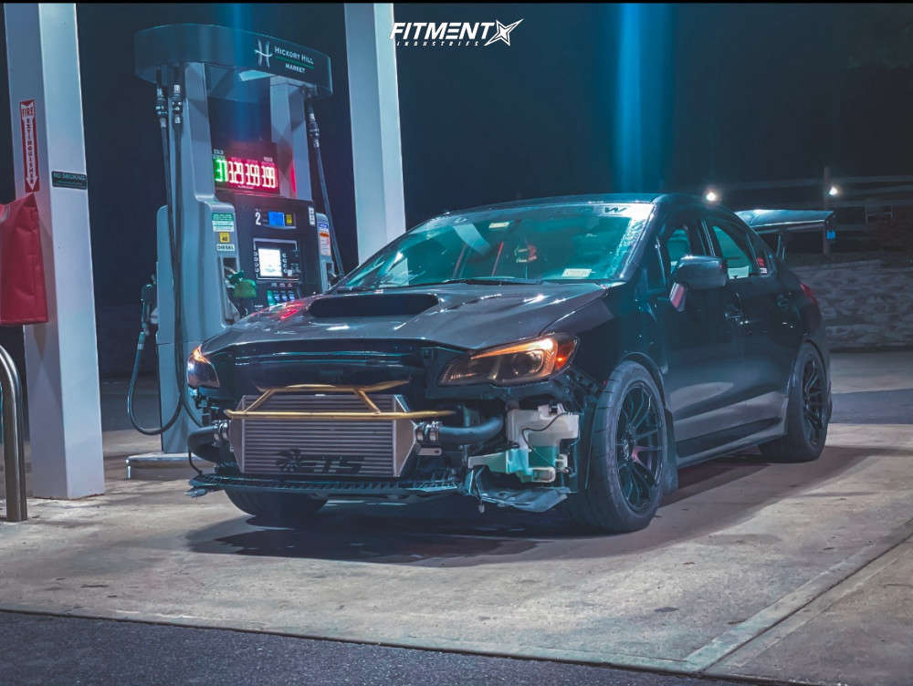 2017 Subaru WRX Base with 18x9.5 AVID1 AV20 and Firestone 275x45 on ...