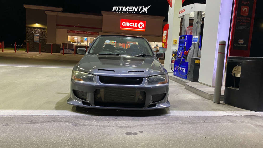 2001 Mitsubishi Lancer Base with 17x9 Enkei Rpf1 and Bridgestone 255x40 ...