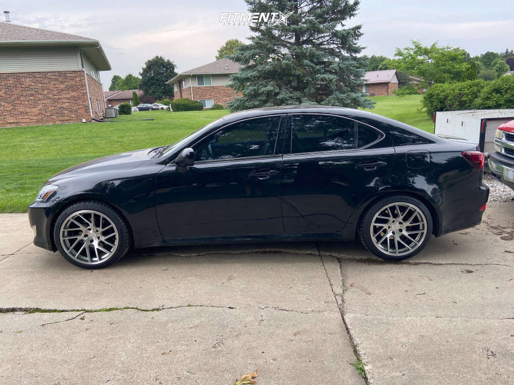 2006 Lexus IS250 4dr Sedan (2.5L 6cyl 6A) with 18x9.5 Anovia Elder and ...
