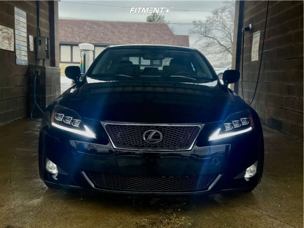 2006 Lexus IS250 4dr Sedan (2.5L 6cyl 6A) with 18x9.5 Anovia Elder and ...