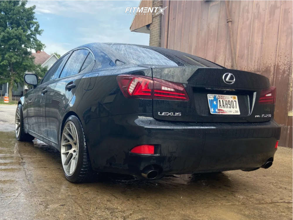 2006 Lexus IS250 4dr Sedan (2.5L 6cyl 6A) with 18x9.5 Anovia Elder and ...