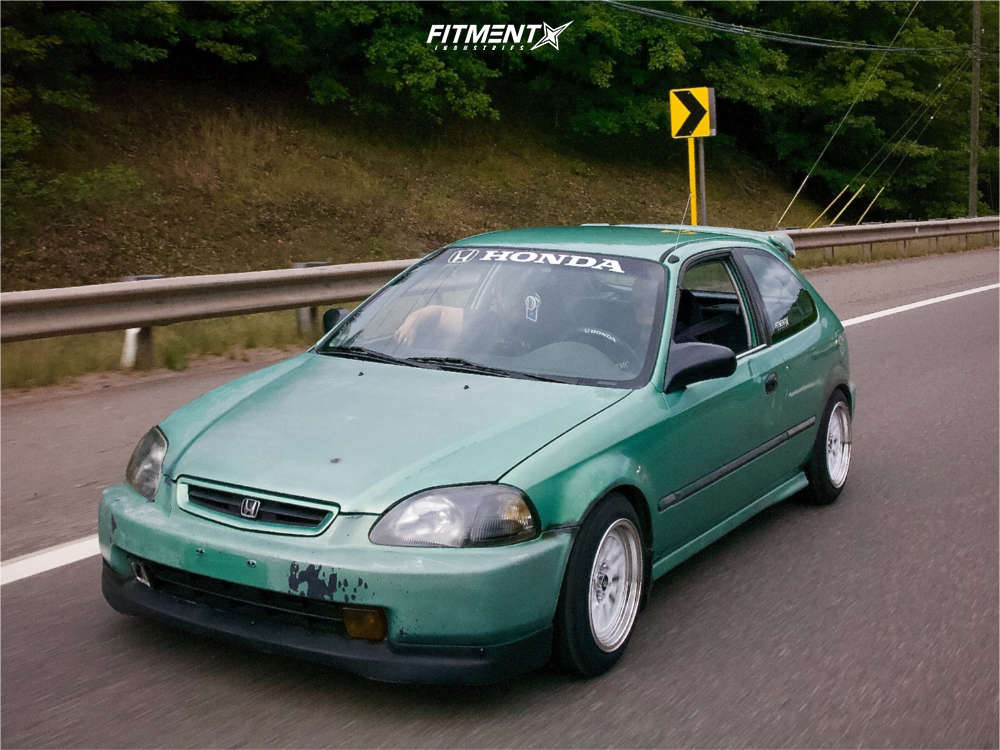 1996 Honda Civic DX with 15x8 MST Mt10 and Advanta 185x55 on Stock ...