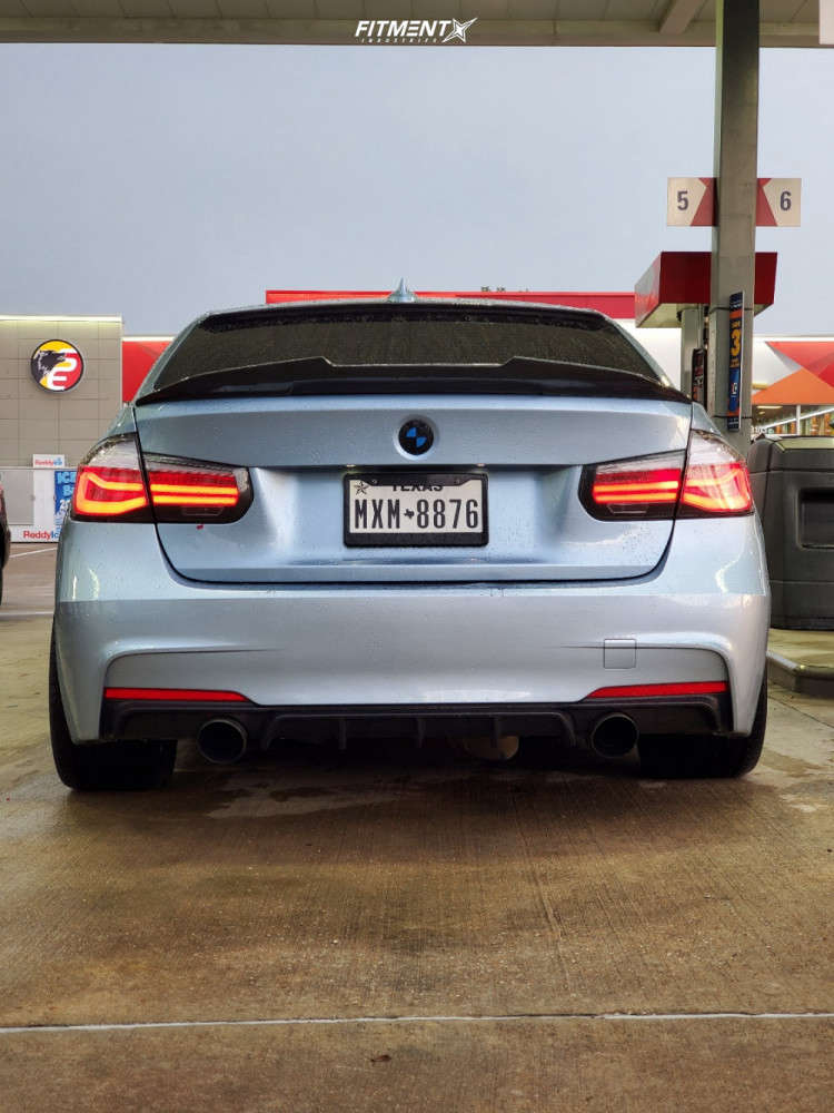 2013 BMW 328i Base with 19x8.5 ESR Cs2 and Hankook 245x35 on Coilovers ...