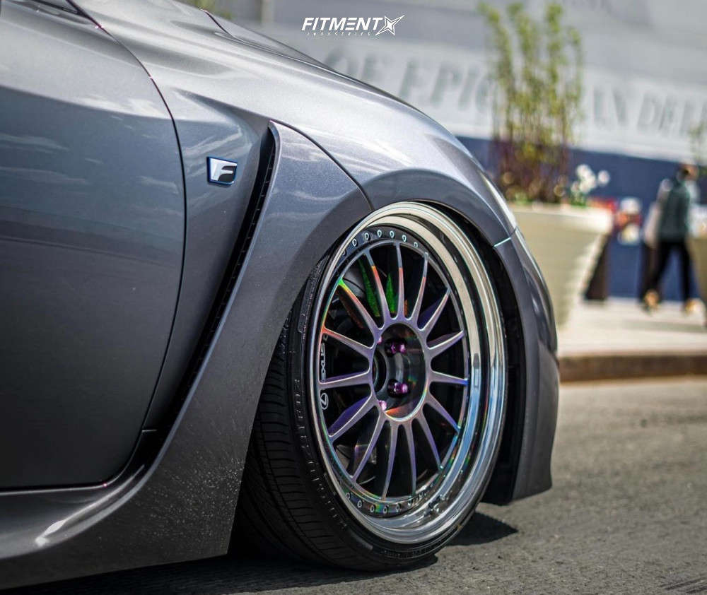 2015 Lexus RC F Base with 19x9.5 SSR Tf1 and Federal 265x35 on Air ...