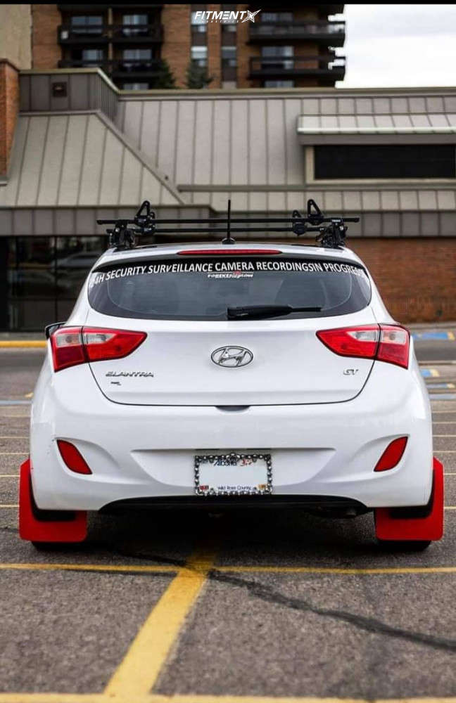 2016 Hyundai Elantra GT GLS with 17x7 ABS Wheels F22 and AMP 185x50 on ...