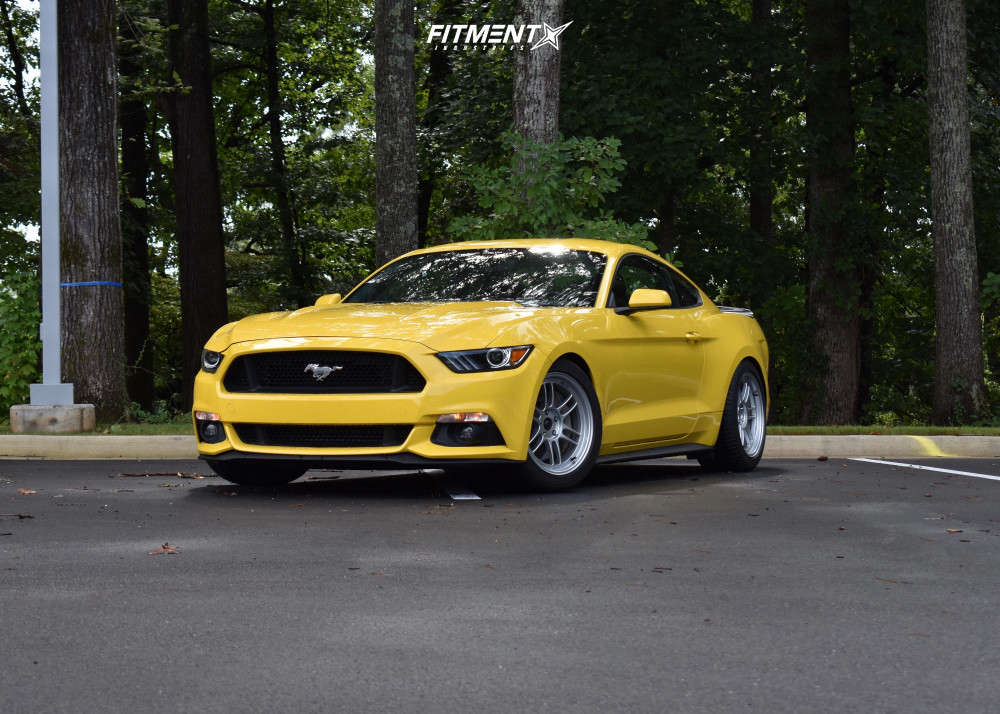 2015 Ford Mustang EcoBoost with 18x10 Enkei Rpf1 and Michelin 275x40 on ...