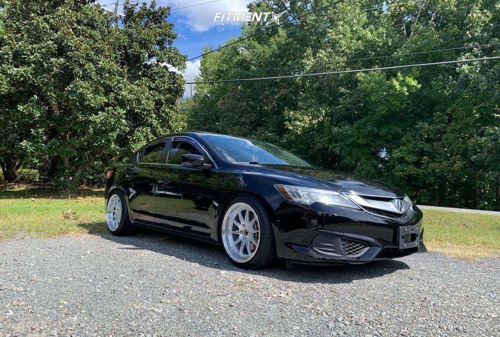 2017 Acura ILX Base with 18x9.5 Aodhan Ds07 and Fullrun 225x40 on ...