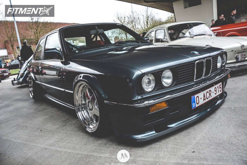 1987 BMW 325 Base with 17x8.5 OZ Racing and Falken 195x40 on Air ...