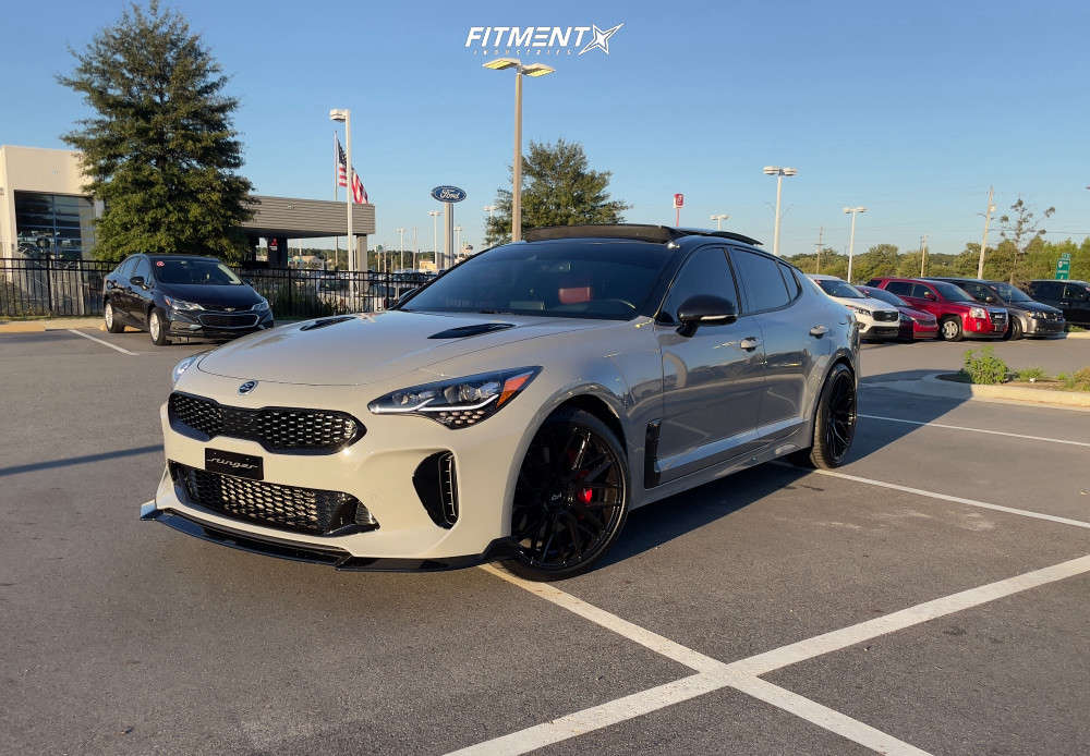 2019 Kia Stinger GT2 with 20x9 Niche Gamma and Continental 245x35 on Stock Suspension | 1889188 ...