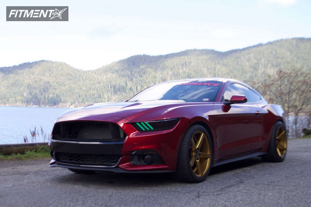 2017 Ford Mustang V6 with 19x9.5 JNC Jnc026 and BFGoodrich 255x35 on ...