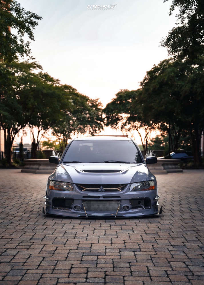 2006 Mitsubishi Lancer Evolution MR with 18x9.5 Volk Te37 and Federal ...