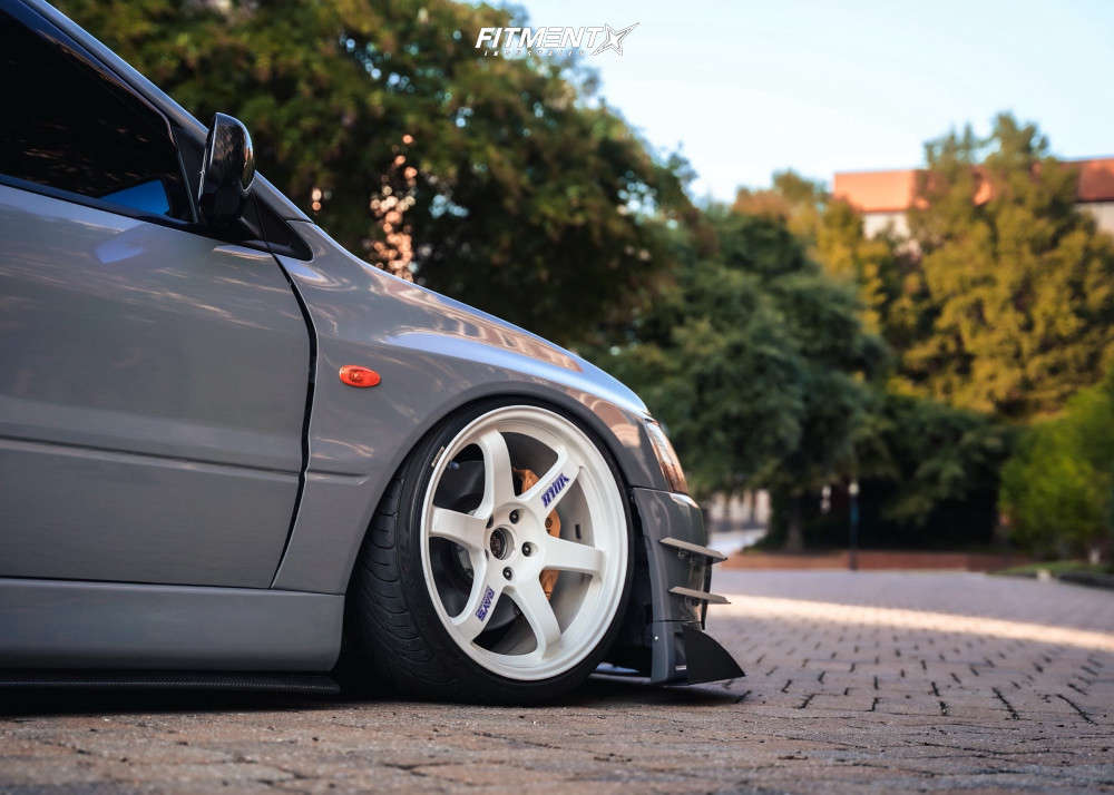 2006 Mitsubishi Lancer Evolution MR with 18x9.5 Volk Te37 and Federal ...