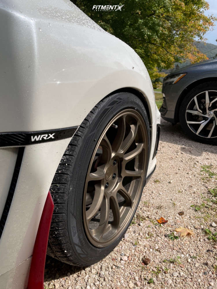 2012 Subaru Impreza WRX with 18x9 Aodhan Ah06 and Hankook 245x40 on ...