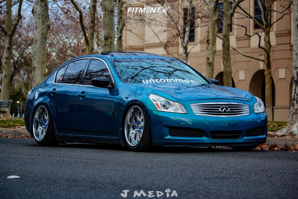 2009 INFINITI G37 Base with 19x10 GMR Gs-109 and Cosmo 235x35 on ...