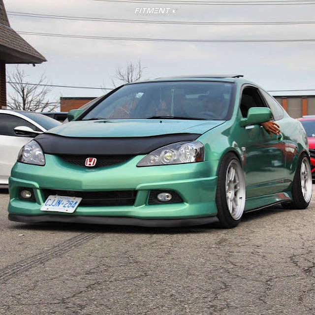 2002 Acura RSX Type-S with 17x9 Enkei Rpf1 and Bridgestone 215x40 on ...