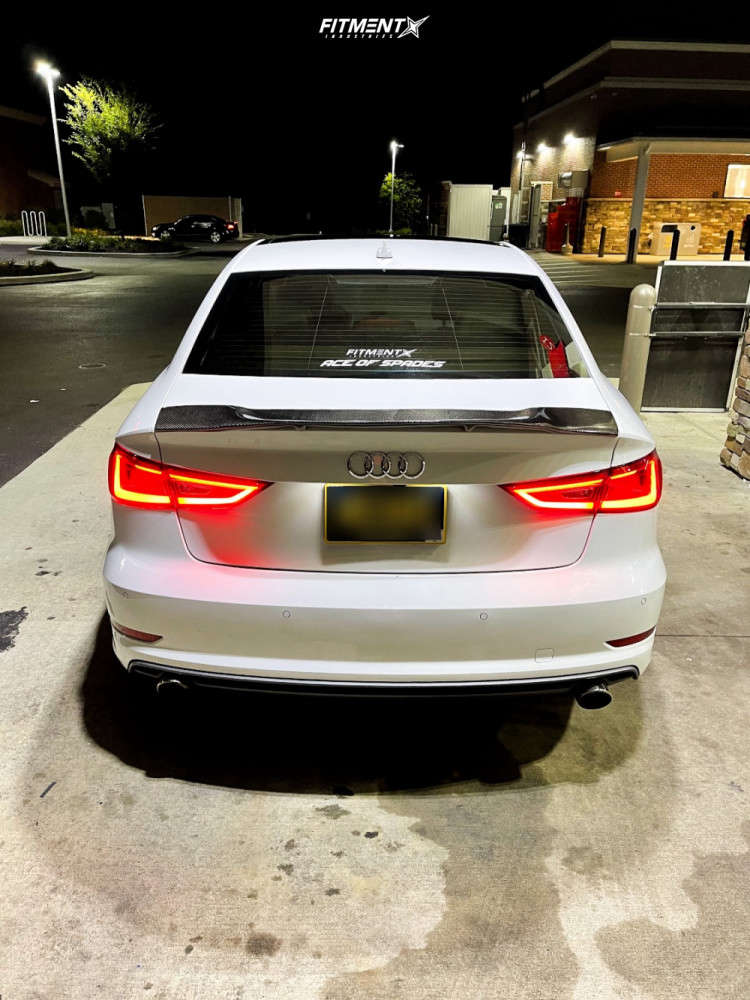 2016 Audi A3 Quattro Premium with 17x8.5 Verde Reflex and Continental ...