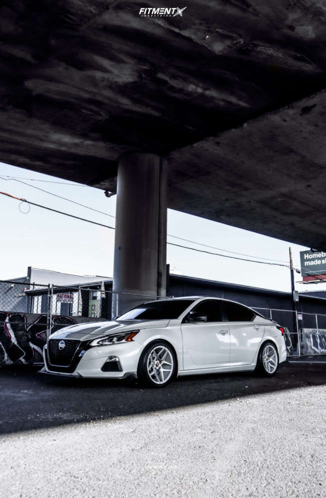 2021 Nissan Altima SR with 18x9 STR 603 and Ironman 235x45 on Coilovers ...