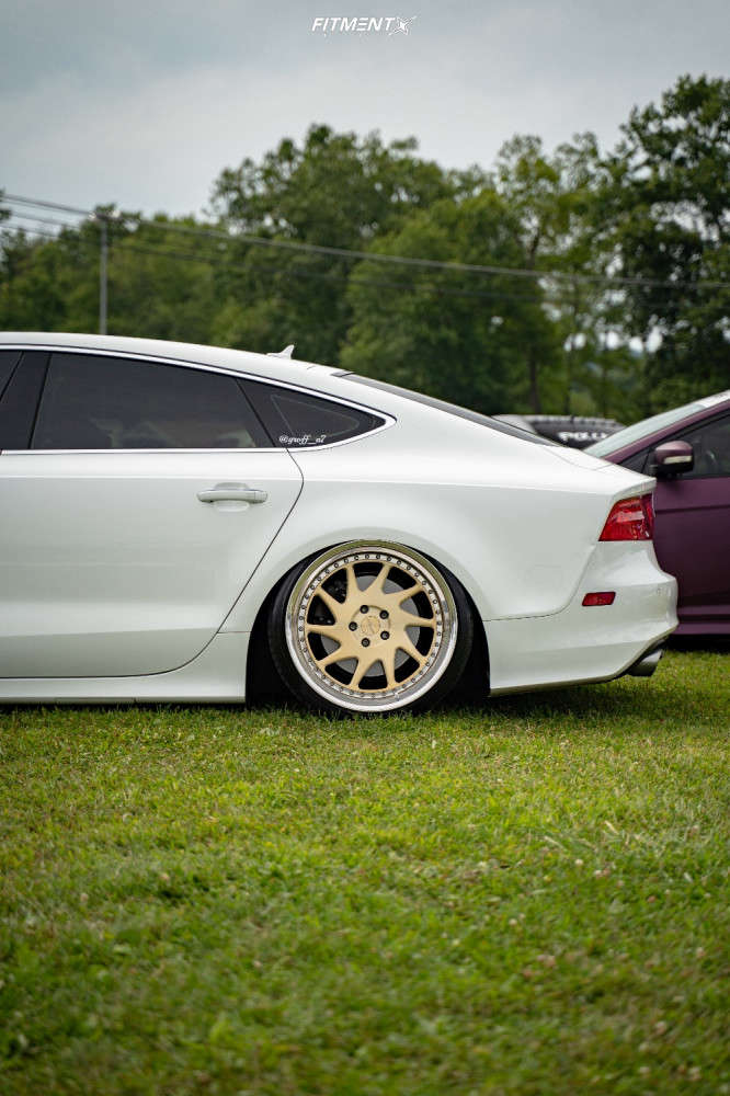 2012 Audi A7 Quattro Base with 20x10.5 Rotiform Ozt and Hankook 255x30 ...