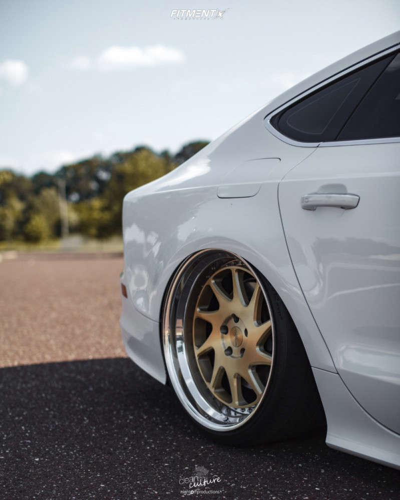 2012 Audi A7 Quattro Base with 20x10.5 Rotiform Ozt and Hankook 255x30 ...