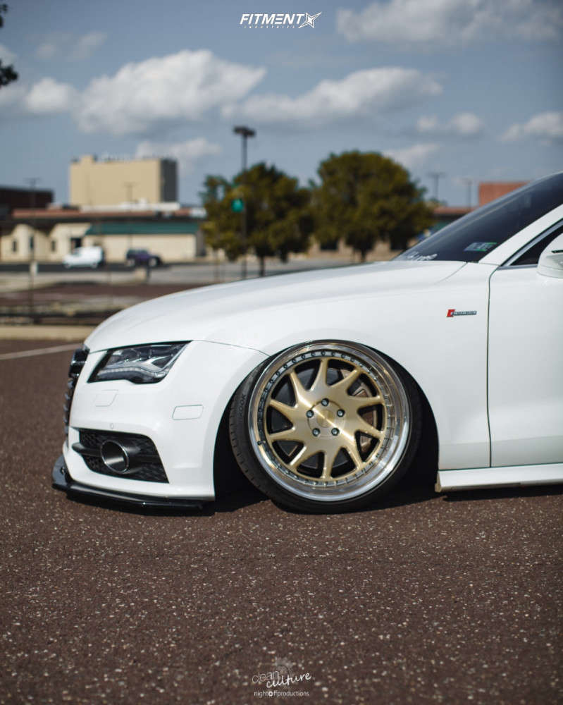 2012 Audi A7 Quattro Base with 20x10.5 Rotiform Ozt and Hankook 255x30 ...