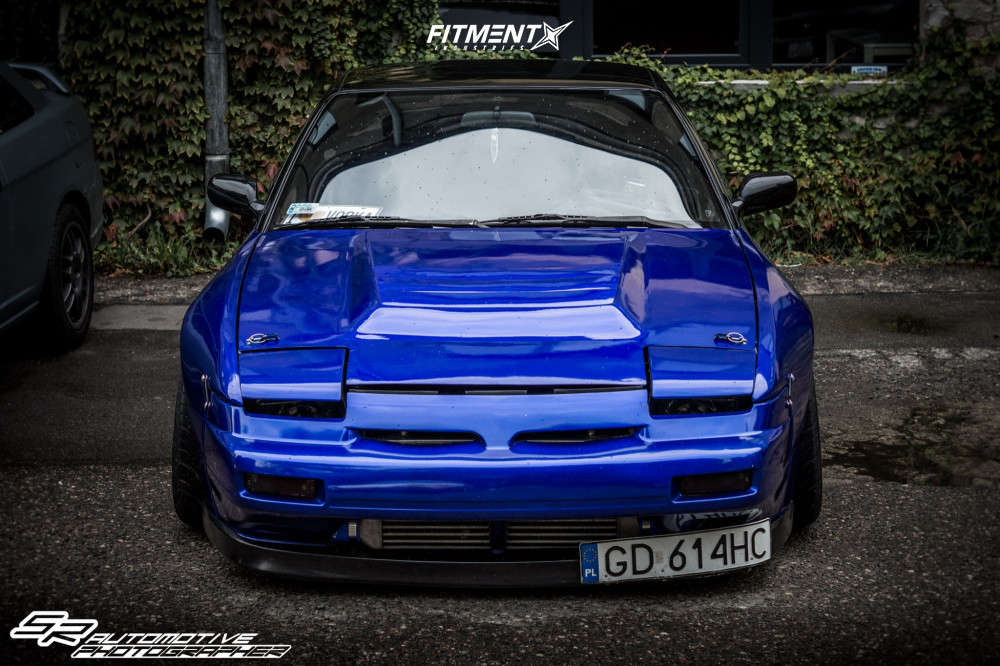 1989 Nissan 240SX SE with 18x9.5 Japan Racing Jr3 and Federal 235x40 on ...