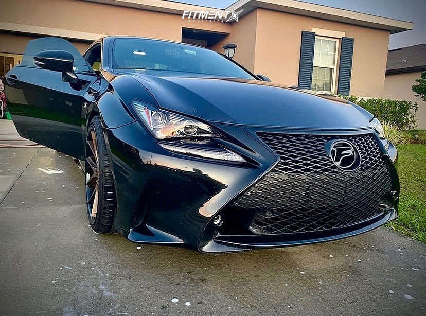 2017 Lexus RC350 Base with 20x8.5 Ferrada FR2 and Toyo Tires 235x35 on Coilovers | 1892975 ...