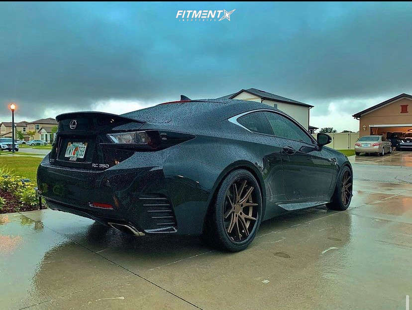 2017 Lexus RC350 Base with 20x8.5 Ferrada FR2 and Toyo Tires 235x35 on Coilovers | 1892975 ...
