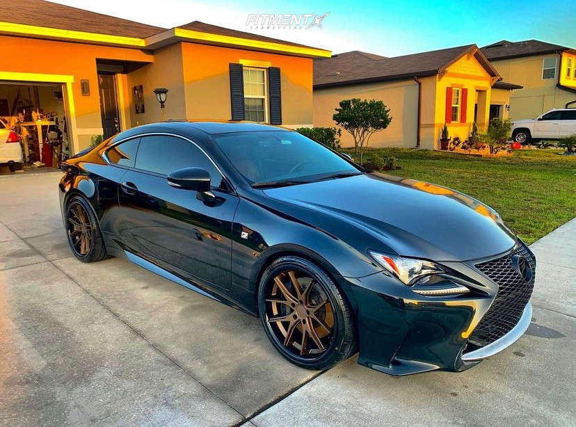 2017 Lexus RC350 Base with 20x8.5 Ferrada FR2 and Toyo Tires 235x35 on ...