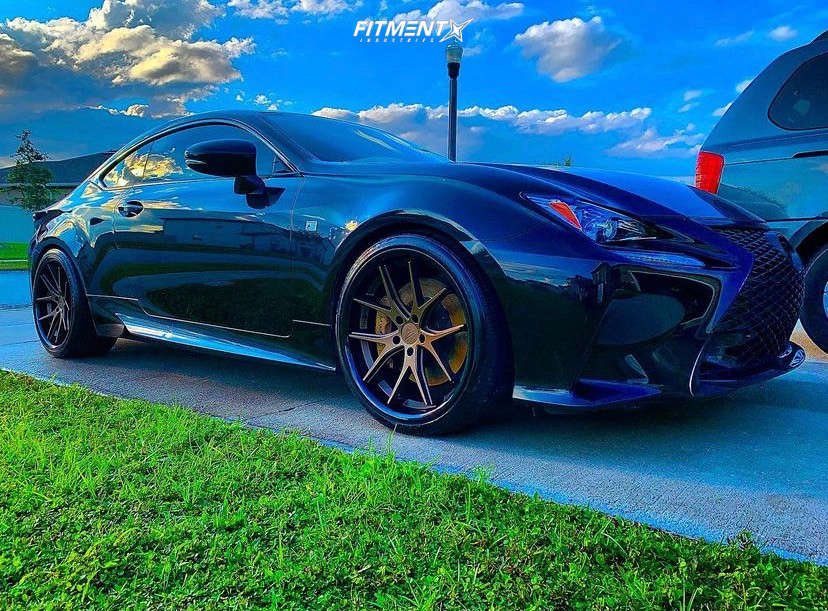 2017 Lexus RC350 Base with 20x8.5 Ferrada FR2 and Toyo Tires 235x35 on Coilovers | 1892975 ...