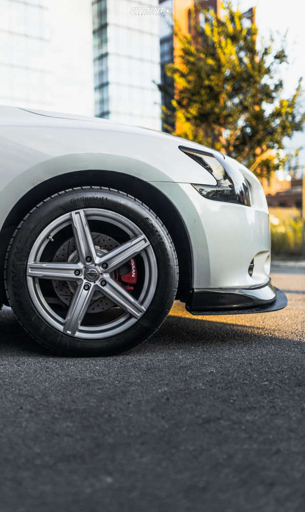 2014 Nissan Maxima SV with 18x8 Vision Boost and Continental 245x45 on ...