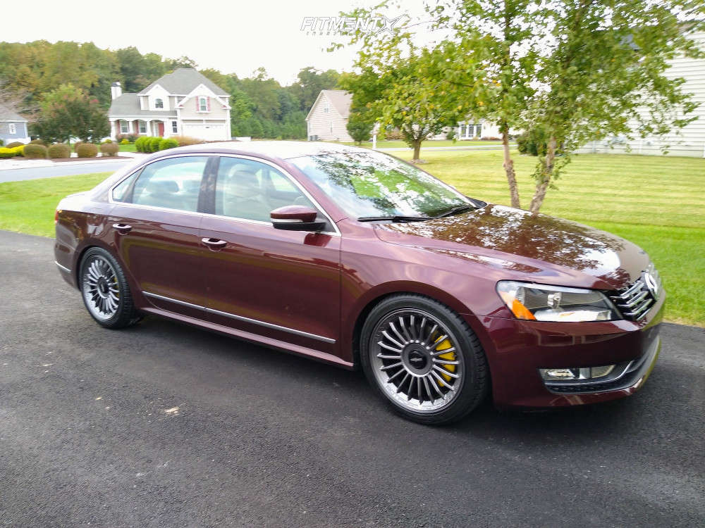 2012 Volkswagen Passat SEL Premium with 19x8.5 Rotiform Buc-m and ...