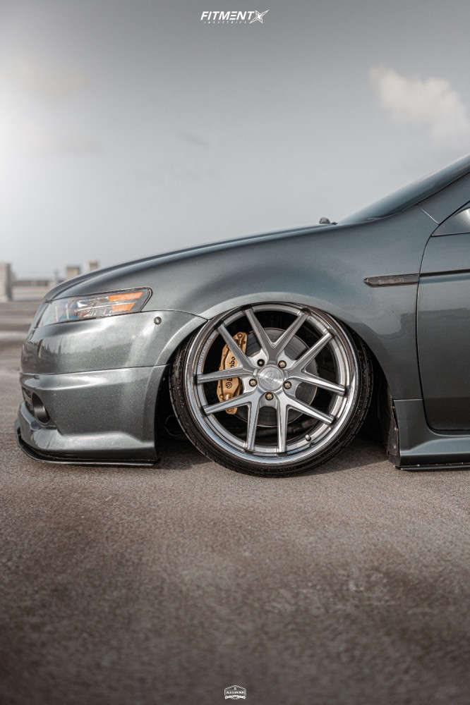 2004 Acura TL Base with 19x11 Rohana Rc9 and Land Golden 235x35 on ...